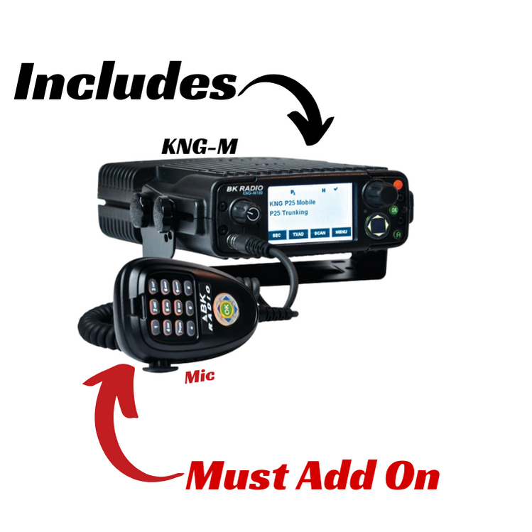 KNG-M Series Digital Dash Mount Mobile Radio — bendixkingradios