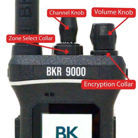 BKR0042 Replacement Volume Knob, Channel Knob & Collar Kit for BKR9000 ...
