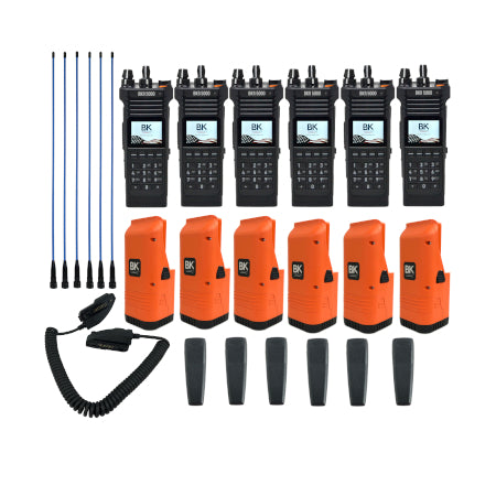 6 Radio Wildland Fire BKR5000 Bundle — bendixkingradios
