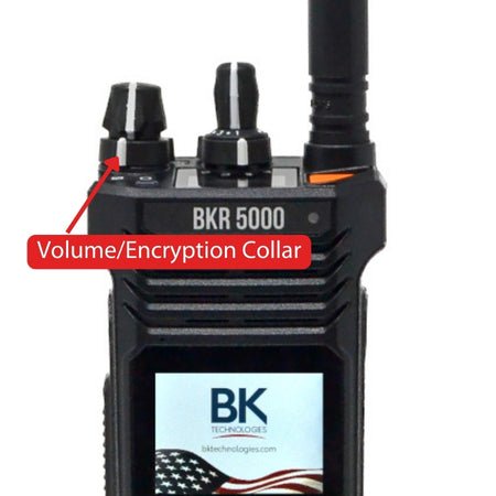 Replacement Encryption Collar BKR0035 for Volume Knob on BKR5000 Radio ...